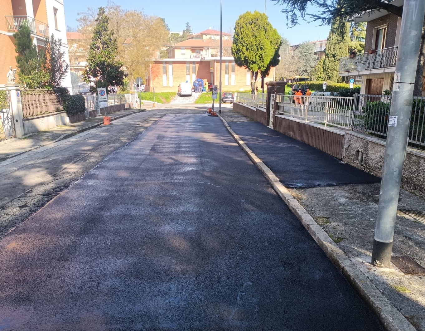 Via Pezzolet, sistemati strada e marciapiedi - Comune di Jesi